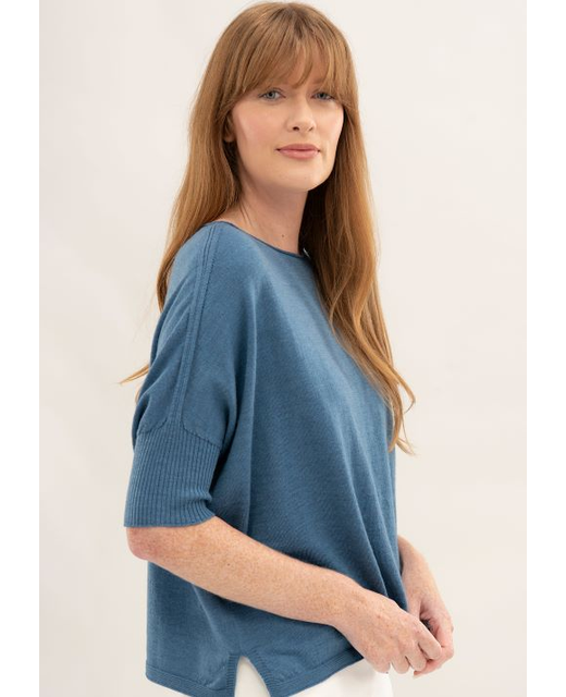 Untouched World Easy Knit Tee - Womenswear-Knitwear : Sparrows - S22 ...